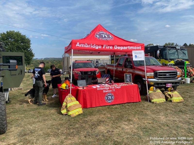 Busy Day of Community Outreach for Ambridge Firefighters