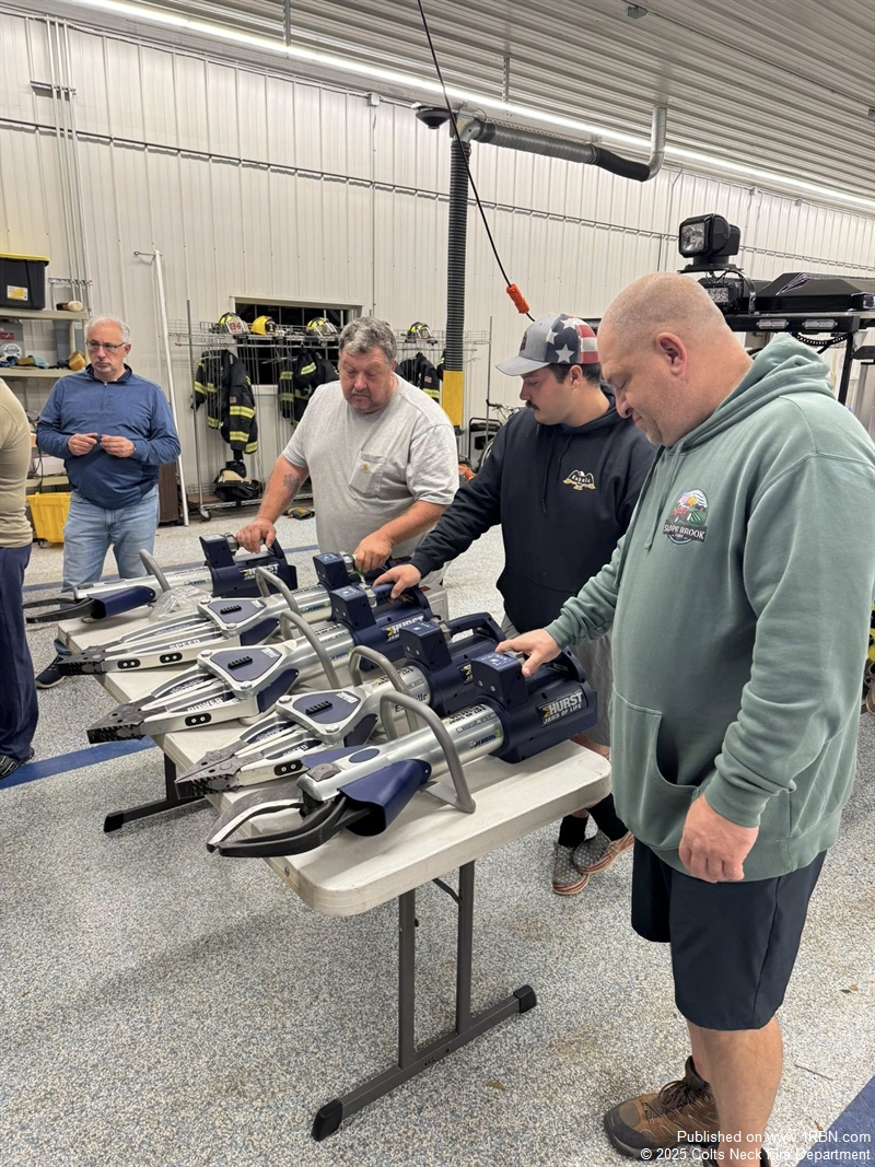 Colts Neck Fire Department Demonstrates New Battery-Powered Extrication ...