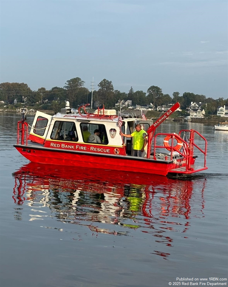 Red Bank Fire Department Upgrades Marine Operations with New Boat Lift