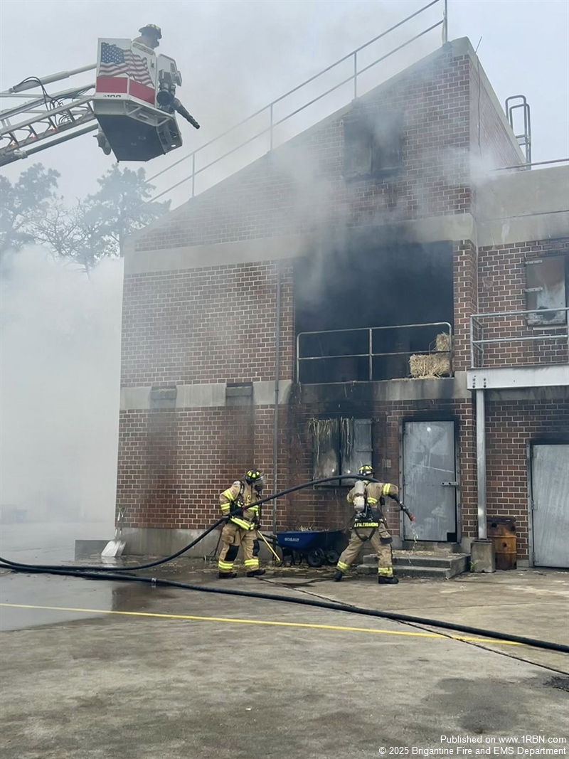 Brigantine Firefighters Sharpen Skills at Annual Live-Burn Training