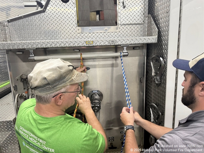 Holiday Park Fire Department Launches Rope & Rigging Training Series