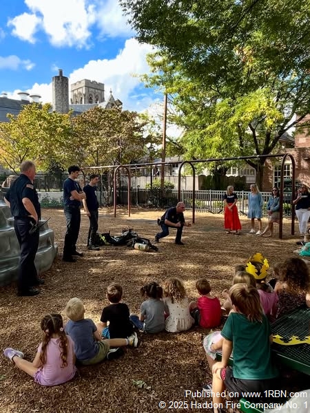 Fire Prevention Week in Full Swing for Haddon Firefighters