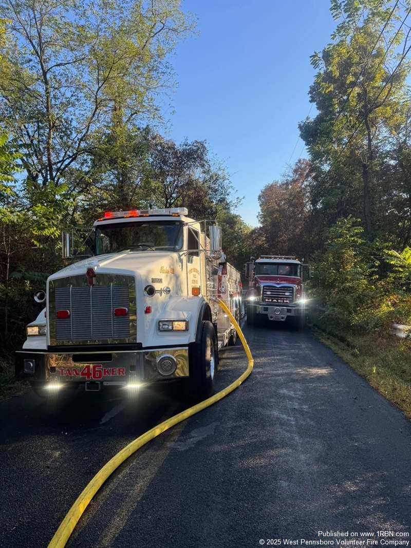 West Pennsboro Firefighters Handle Extended Fire Call
