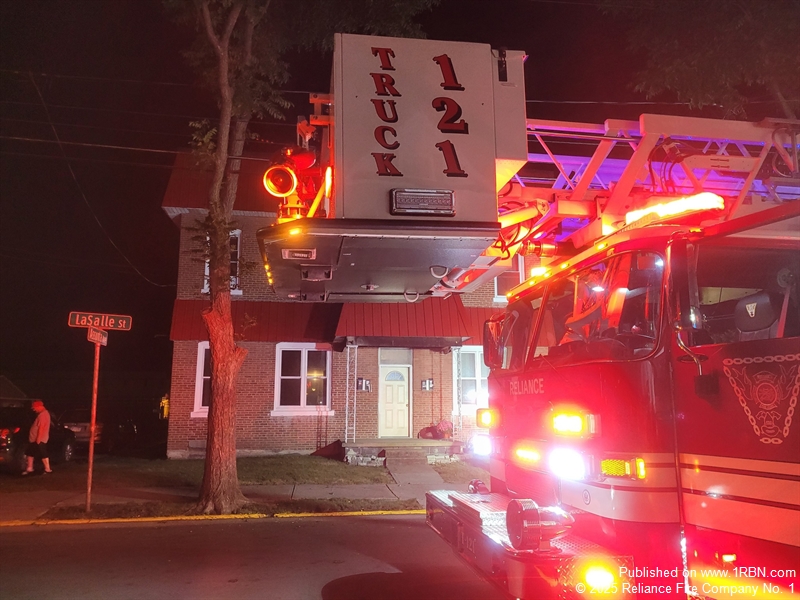 Reliance Fire Company Quickly Controls LaSalle Street Apartment Fire