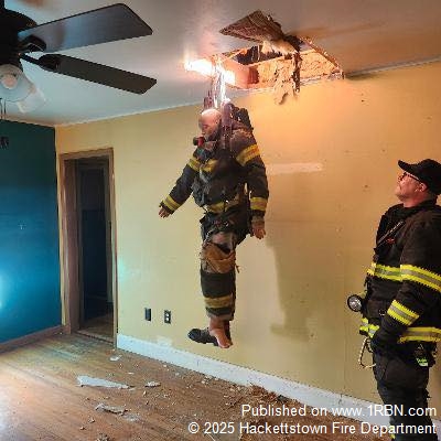 Hackettstown Fire Department Hosts FAST/RIT Training