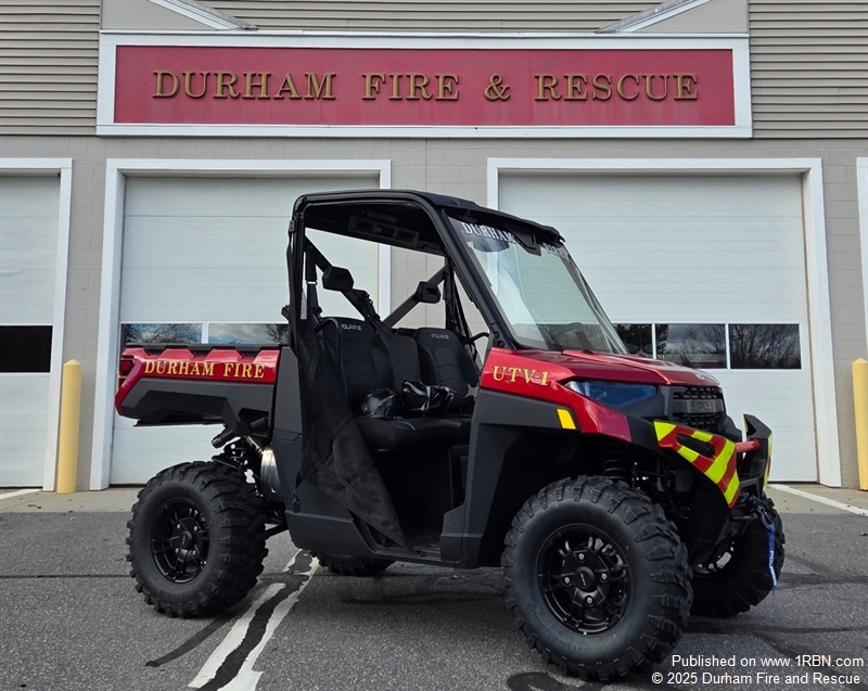 Durham Fire & Rescue Unveils New 2025 Polaris Ranger UTV