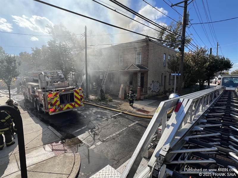 Smoky Fire Rips Through Camden Row House