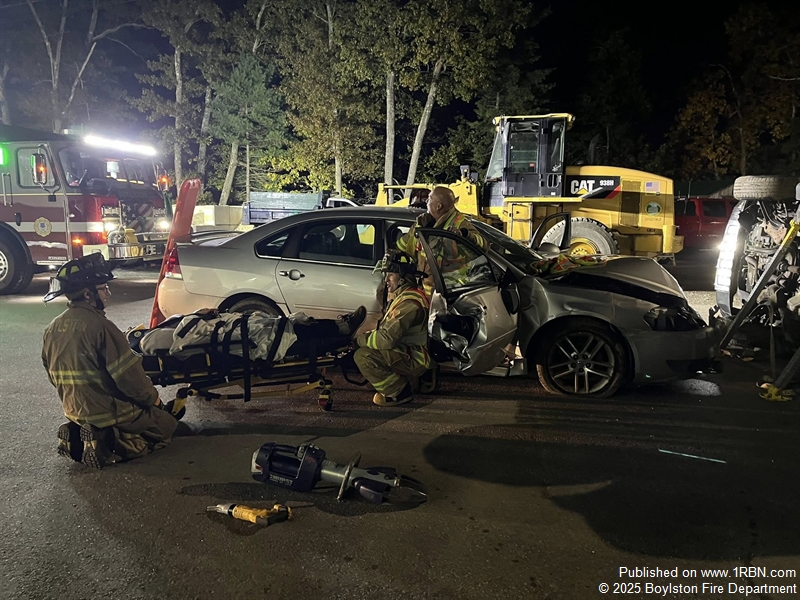 Boylston Firefighters Sharpen Vehicle Extrication Skills in Mock Crash ...
