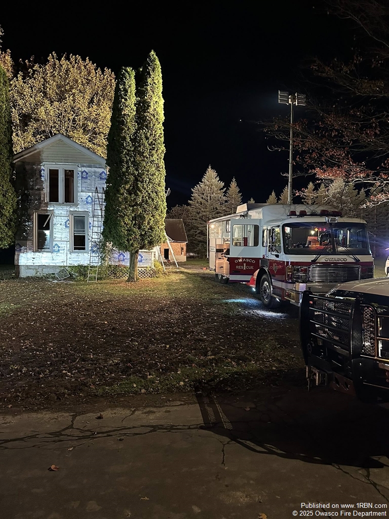 Owasco Firefighters Conduct Live-Structure Ventilation and Breach Training.