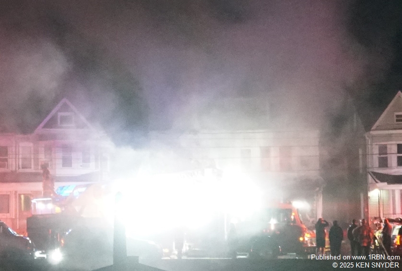 Multiple-Alarm Fire Engulfs Duplex on Ridge Street in Emmaus