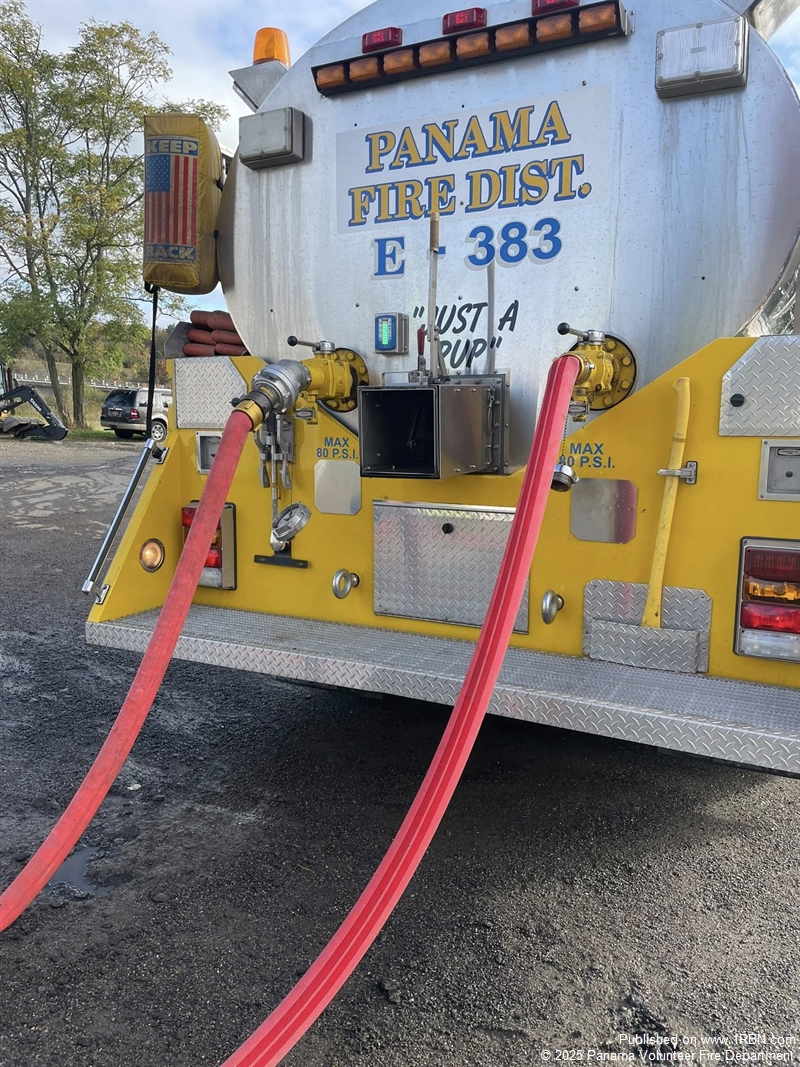 Panama Fire and Ashville Fire Sharpen Tanker Shuttle Skills.
