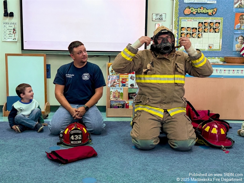 Firefighters Engage Young Learners and Sharpen Skills During Busy Two Weeks