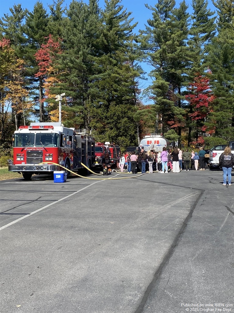 Croghan Firefighters Join Regional Departments for School Safety Day