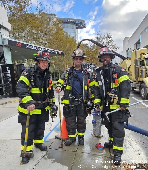 Ladder Company 3 Wraps Up Operations at Below-Grade Fire Scene