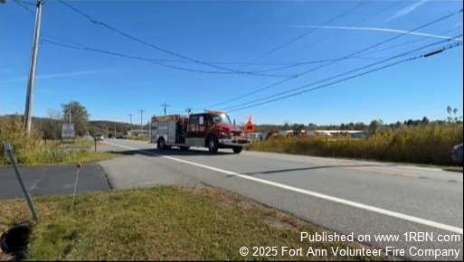 Fort Ann Fire Assists on Smoke Condition Call.