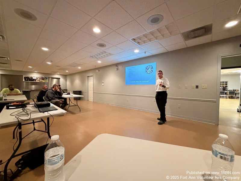 Fort Ann Fire Company Hosts Specialized CO Training.