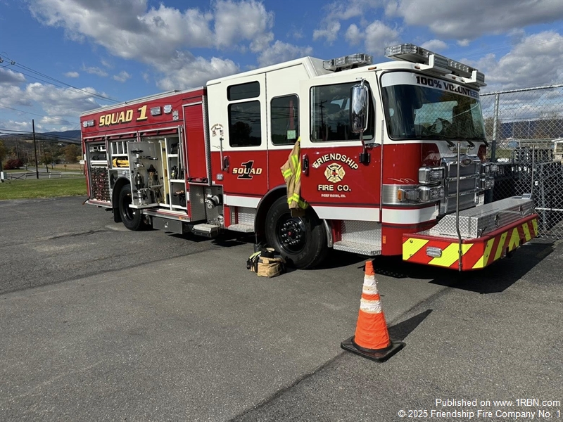 Friendship Fire Company Participates in Community Outreach Day.