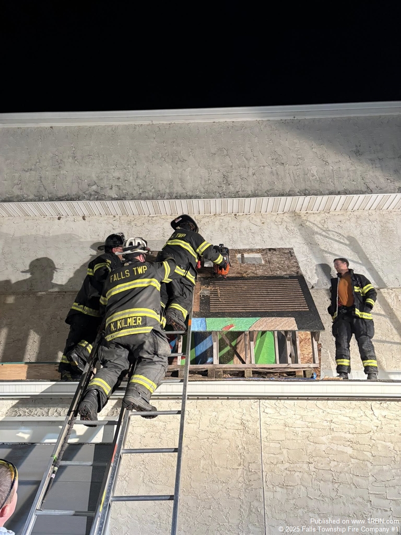 Firefighters Practice Roof and Horizontal Ventilation Techniques