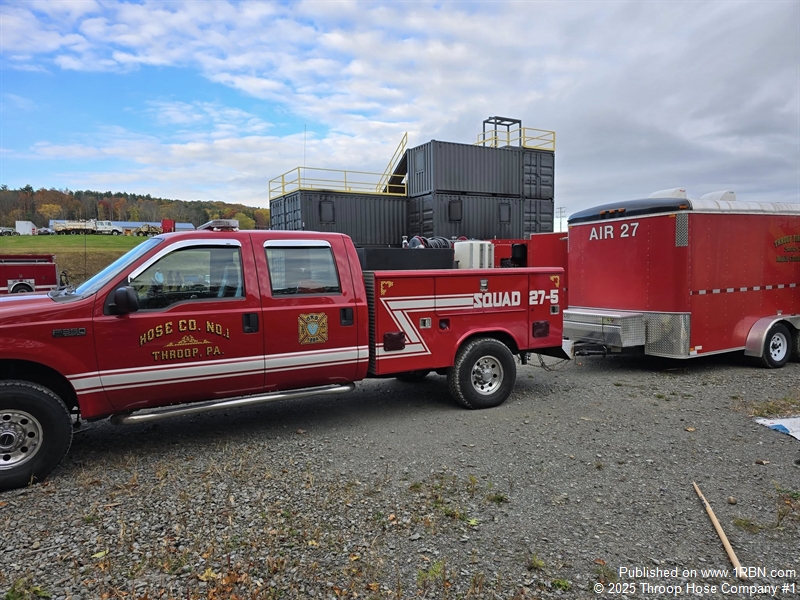 Throop Hose Company Completes Multi-Level Training Drills.