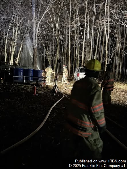 Franklin Fire Company #1 Conducts Multi-Stage Rescue Exercise