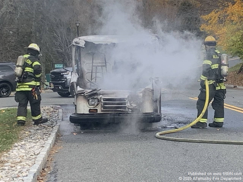 Allamuchy Fire Department Quickly Extinguishes Mail Carrier Fire in ...
