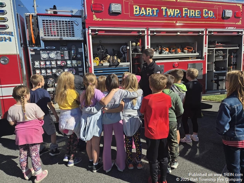 Bart Township Fire Company Provides Fire Prevention Program at Bart ...
