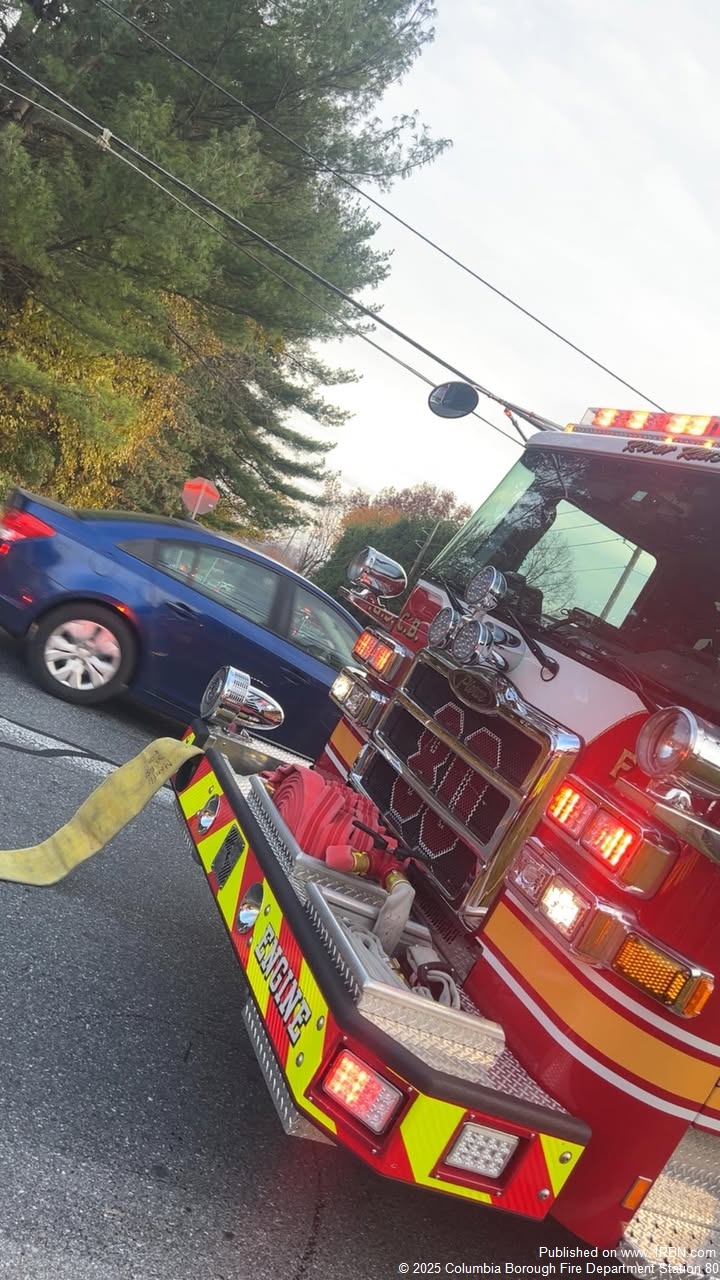 Columbia Borough Fire Department Handles Five Calls During Busy Day