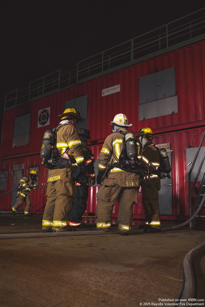 Bayville Volunteer Fire Company Conducts Live Fire Training at Ocean ...