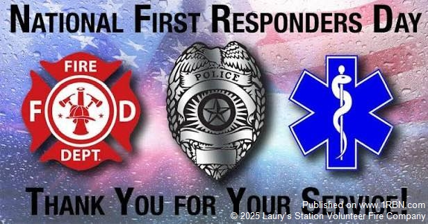 National First Responders Day Highlights Work of Laury’s Station Members.