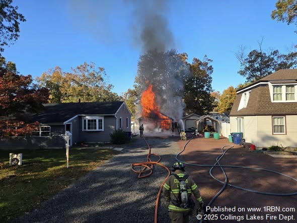 Mutual Aid Helps Contain Multi-Garage Fire in Buena Vista Twp.