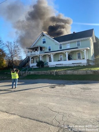 Nine Residents Displaced by Taftville House Fire