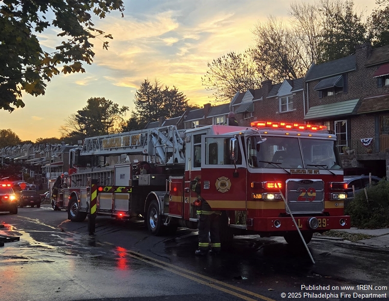 Residential Block Secured After Late-Day Fire in Northeast Philadelphia