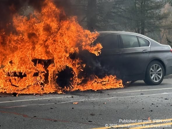 Hackettstown Fire Department responds to morning car fire on Willow ...