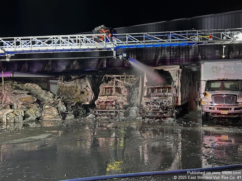 First-alarm truck fire contained on Lake Drive