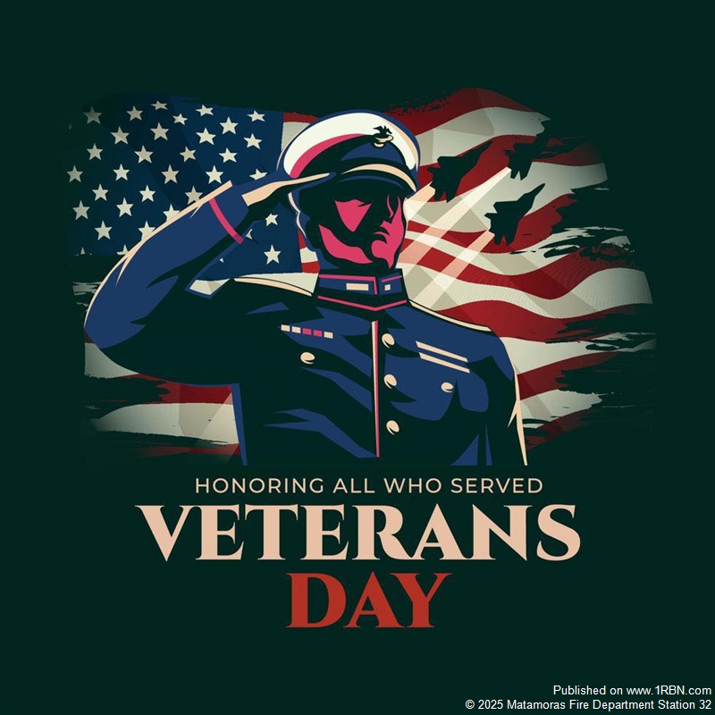 Matamoras Fire Recognizes Military Service on Veterans Day