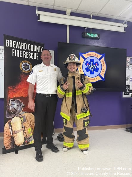 Brevard County Fire Rescue visits Space Coast High School Career Source ...