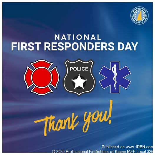 Keene Firefighters Mark National First Responders Day