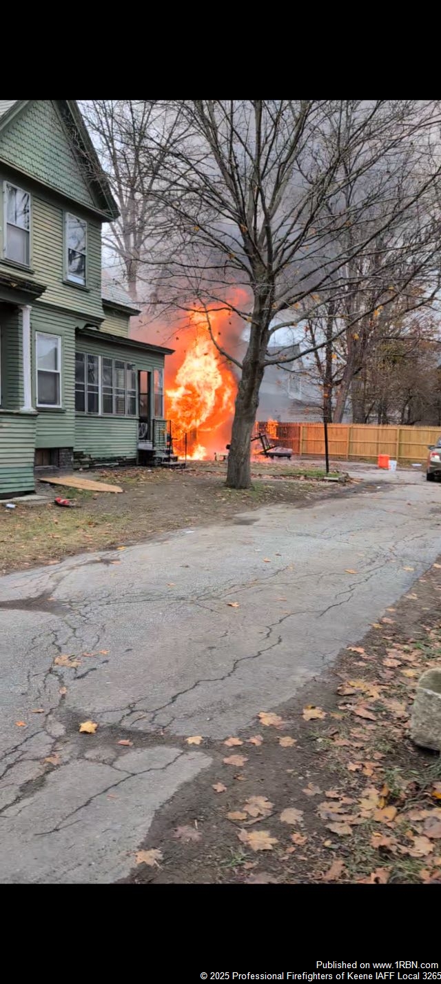 Kenne Garage Fire Draws Mutual Aid Support