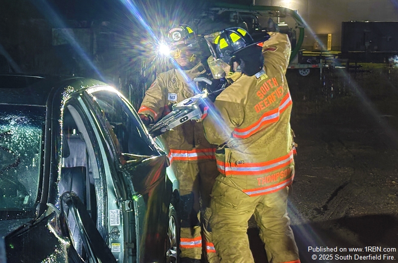 South Deerfield Fire Holds Extrication Tool Demonstration