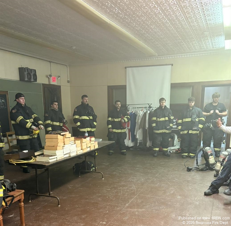 Swansea Firefighters Train with New Thermal Imaging Cameras