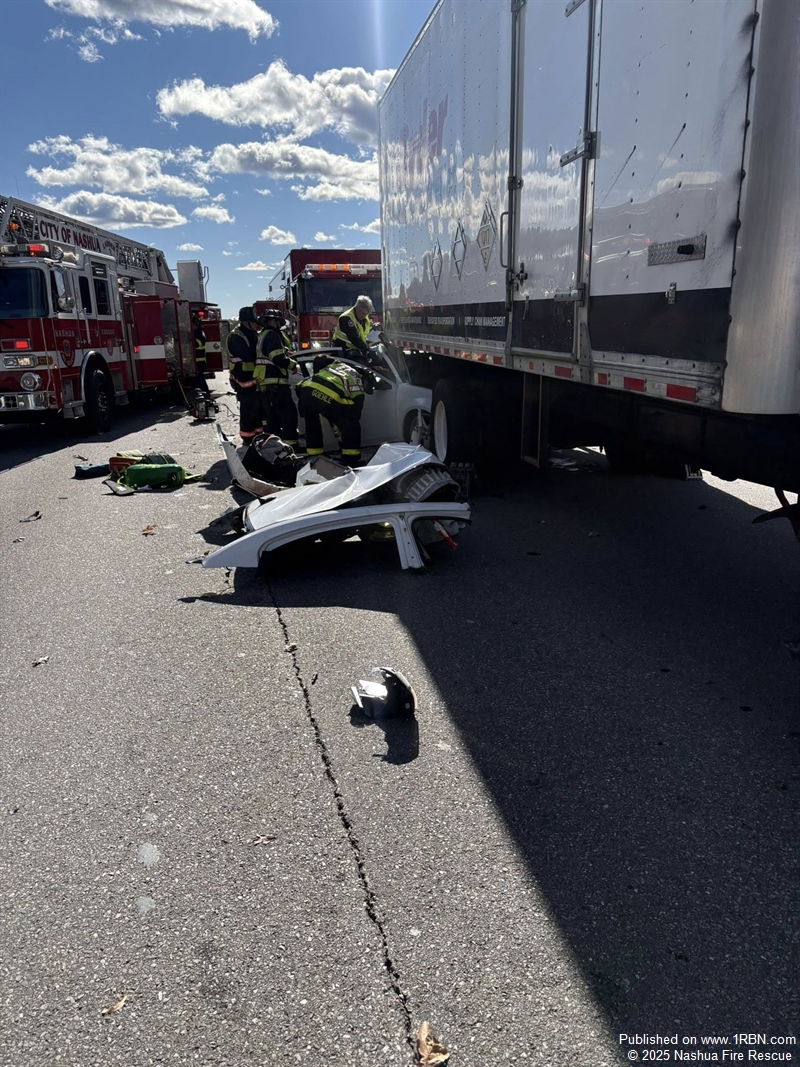 Nashua Crews Coordinate Extrication, Airlift After Everett Turnpike ...