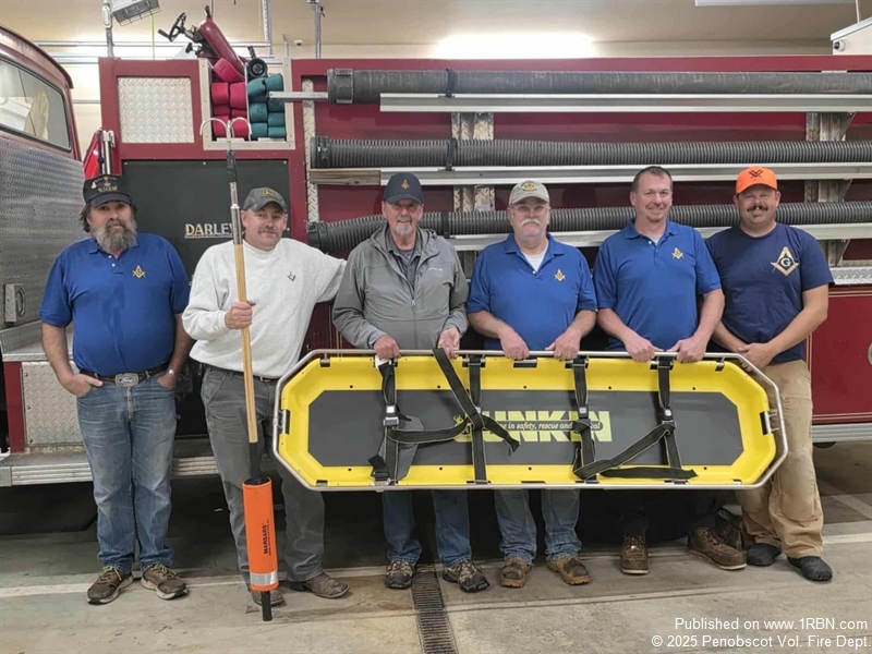Donation Strengthens Penobscot FD's Technical Rescue Capabilities