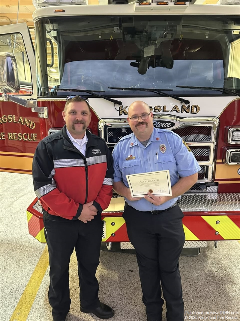 Jacob Carter Named Kingsland Fire Rescue Firefighter of the Month for ...