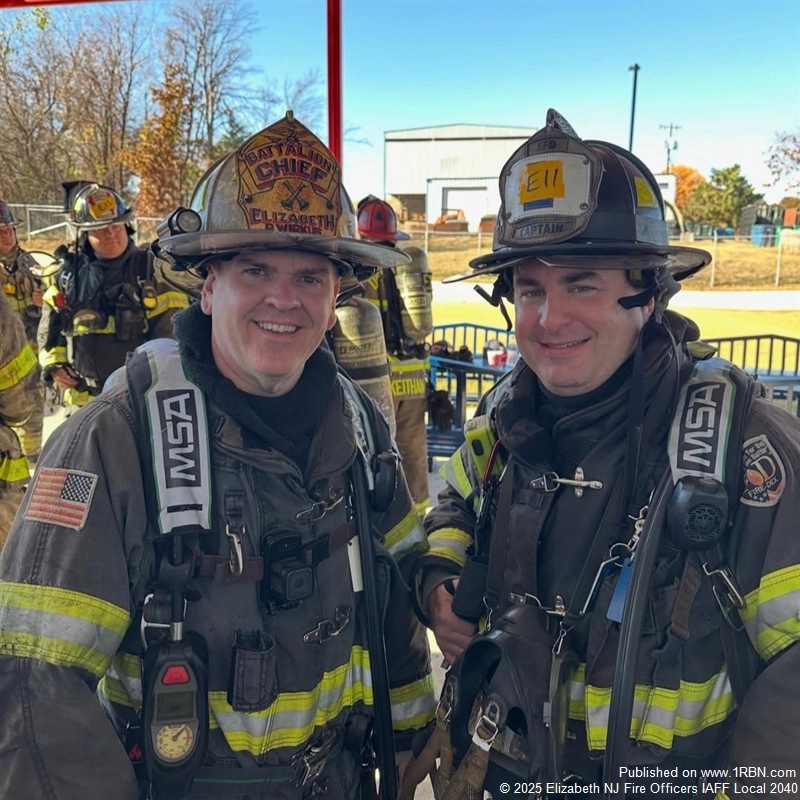 Elizabeth Fire Officers Attend Fireground Command Training