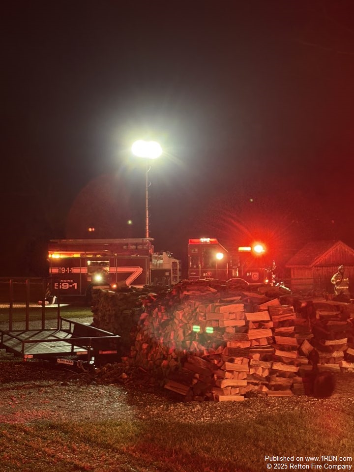 Refton Fire Company Conducts Chimney Fire Training with Mutual Aid Partners