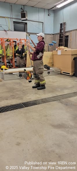 Valley Township Fire Departments Conduct Joint Forcible Entry Training