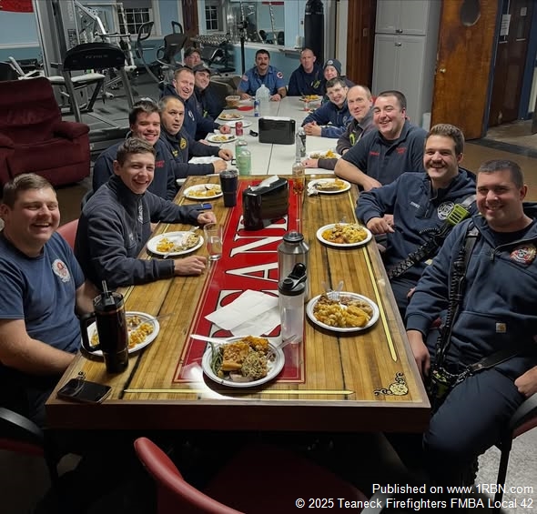 Teaneck Firefighters FMBA Local 42 Marks Thanksgiving Service