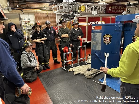 South Hackensack Firefighters Conduct Forcible Entry Training Session