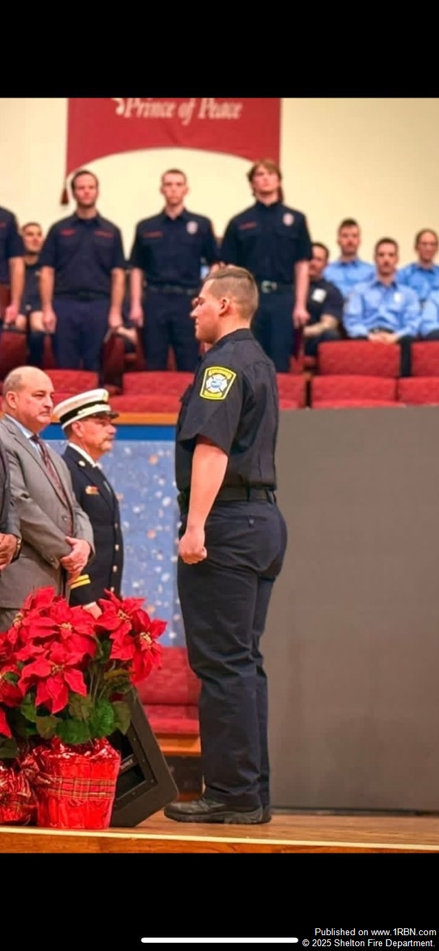 Shelton Firefighter Graduates Connecticut Fire Academy Class 76