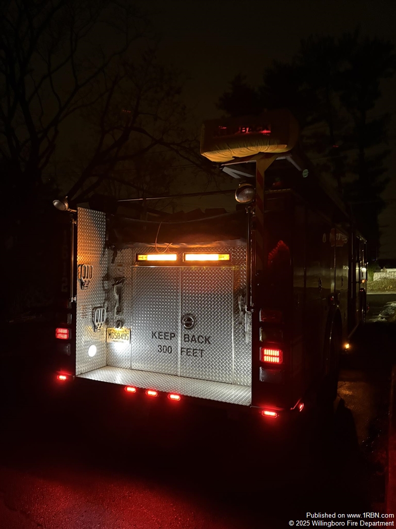 Engine Company Assists at Power Line Incident